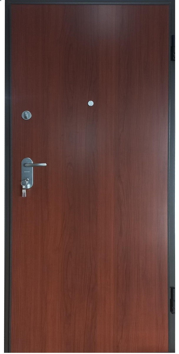 Porta Blindada POWER Corta Fogo EL2 45 p/ Apartamento em Mogno ...